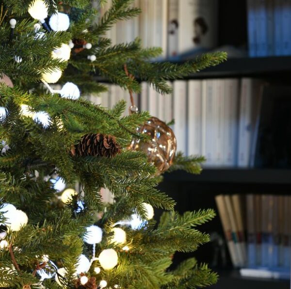 Guirlande LED Boules de Coton - Blanc pur - 5m - Blachère illumination